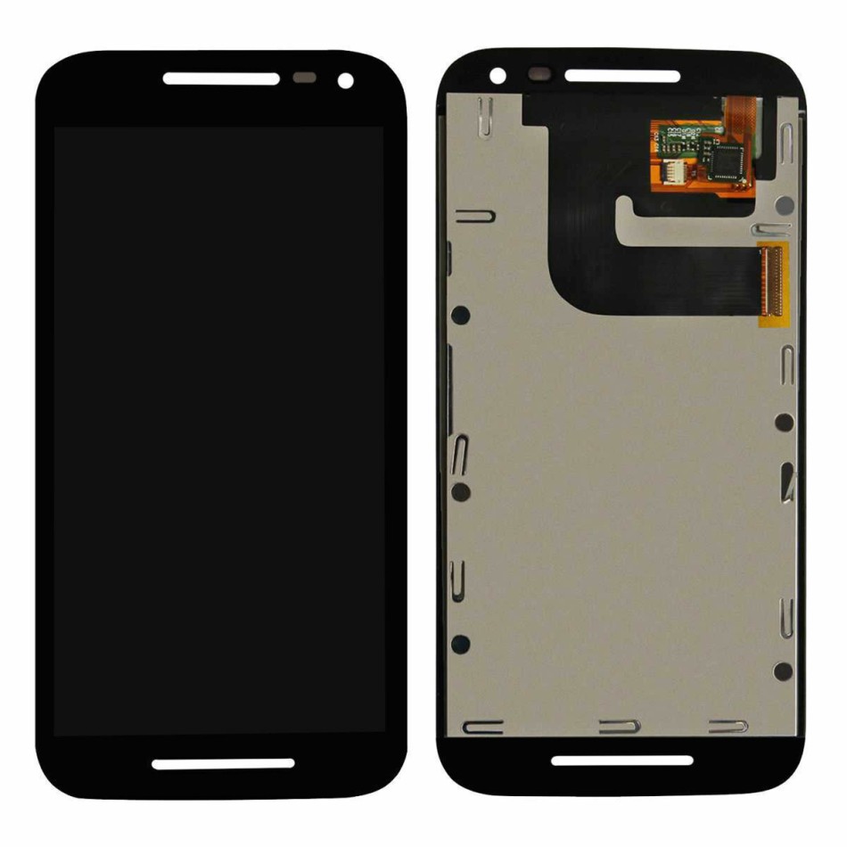 LCD with Touch Screen for Motorola Moto G Dual SIM - 3rd gen - Black by ...