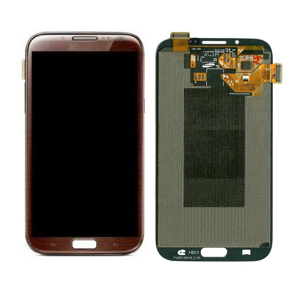 LCD with Touch Screen for Samsung Galaxy Note II N7102 - Brown by ...