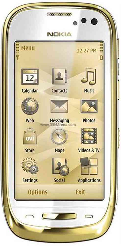 LCD with Touch Screen for Nokia Oro - White by Maxbhi.com