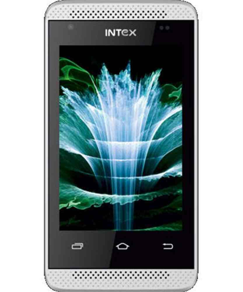 LCD with Touch Screen for Intex Crystal 3.5 - White by Maxbhi.com