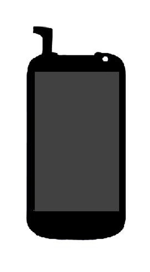 LCD with Touch Screen for Spice Mi-435 Stellar Nhance - Black by Maxbhi.com