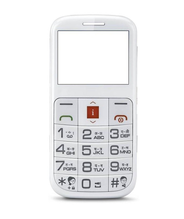 Full Body Housing for IBall Aasaan - White - Maxbhi.com