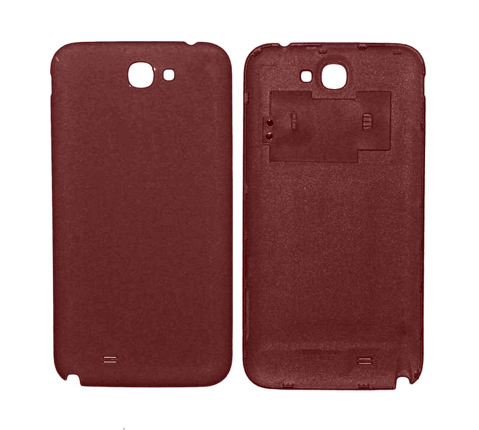 Back Panel Cover for Samsung Galaxy Note II N7100 - Brown - Maxbhi.com