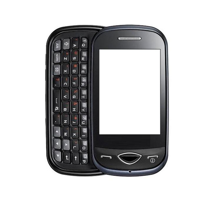 Full Body Housing for Samsung Corby Plus - White - Maxbhi.com
