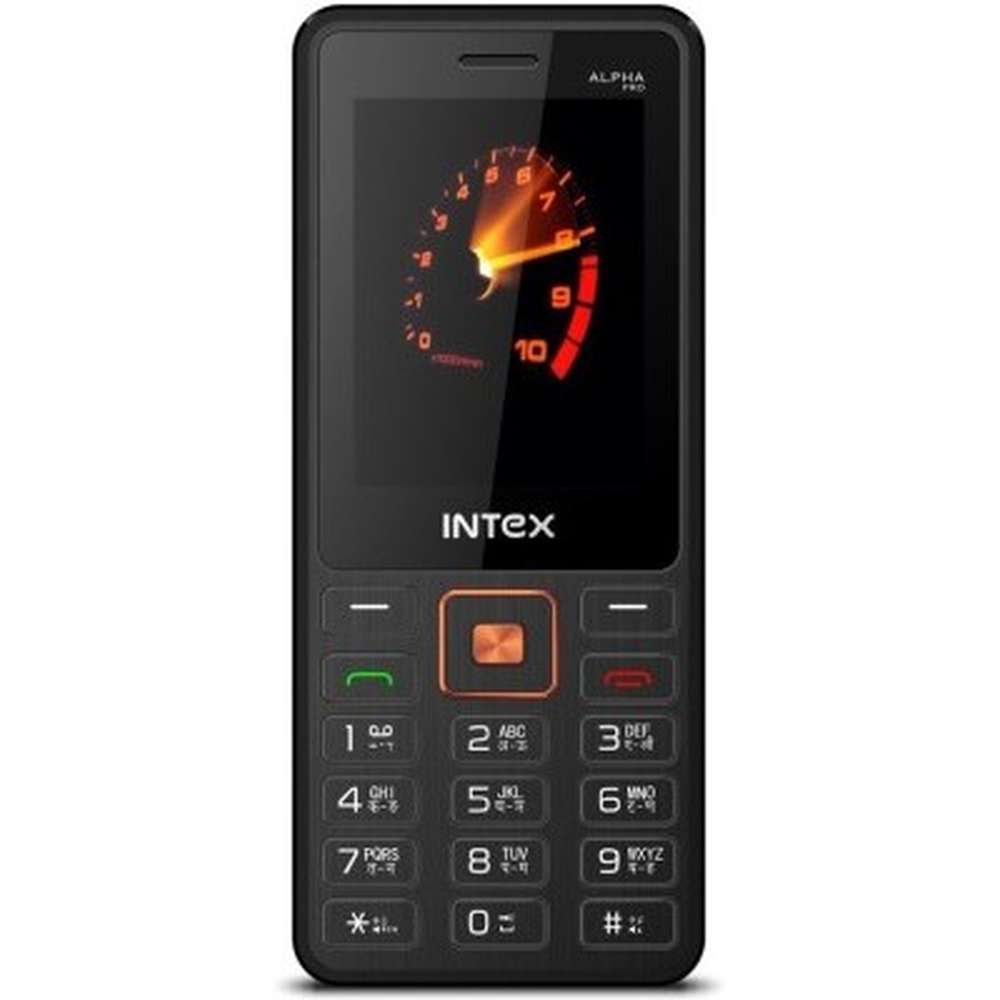 Back Panel Cover for Intex Alpha Pro - Black - Maxbhi.com