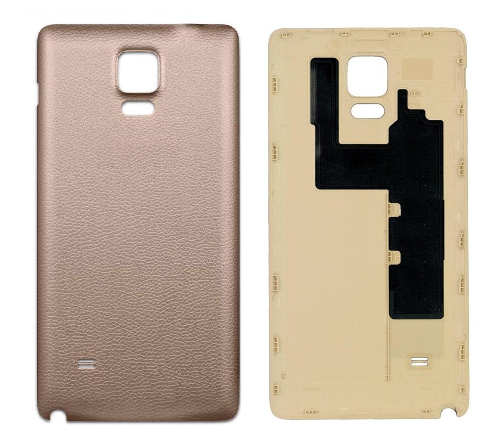 Back Panel Cover for Samsung Galaxy Note 4 - Gold - Maxbhi.com