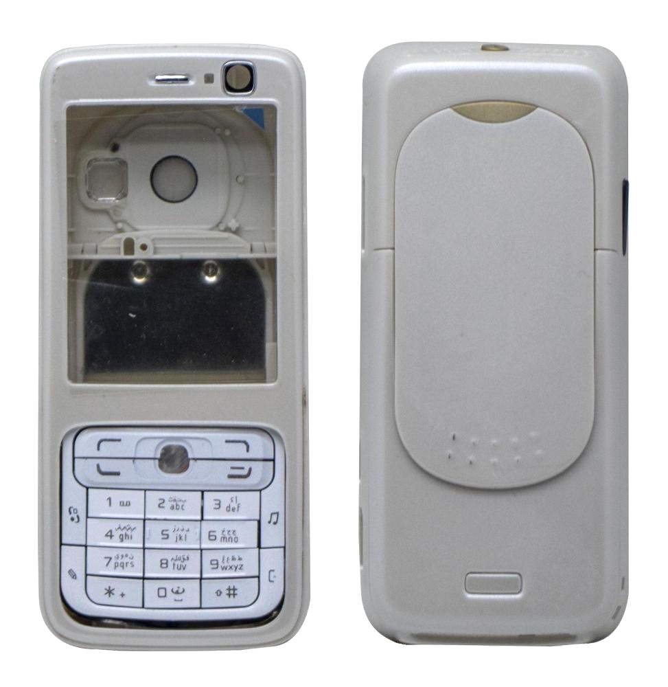Full Body Faceplate For Nokia N73 With Keypad White - Maxbhi.com