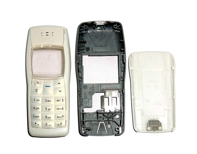 Full Body Housing for Nokia 1100 - White - Maxbhi.com