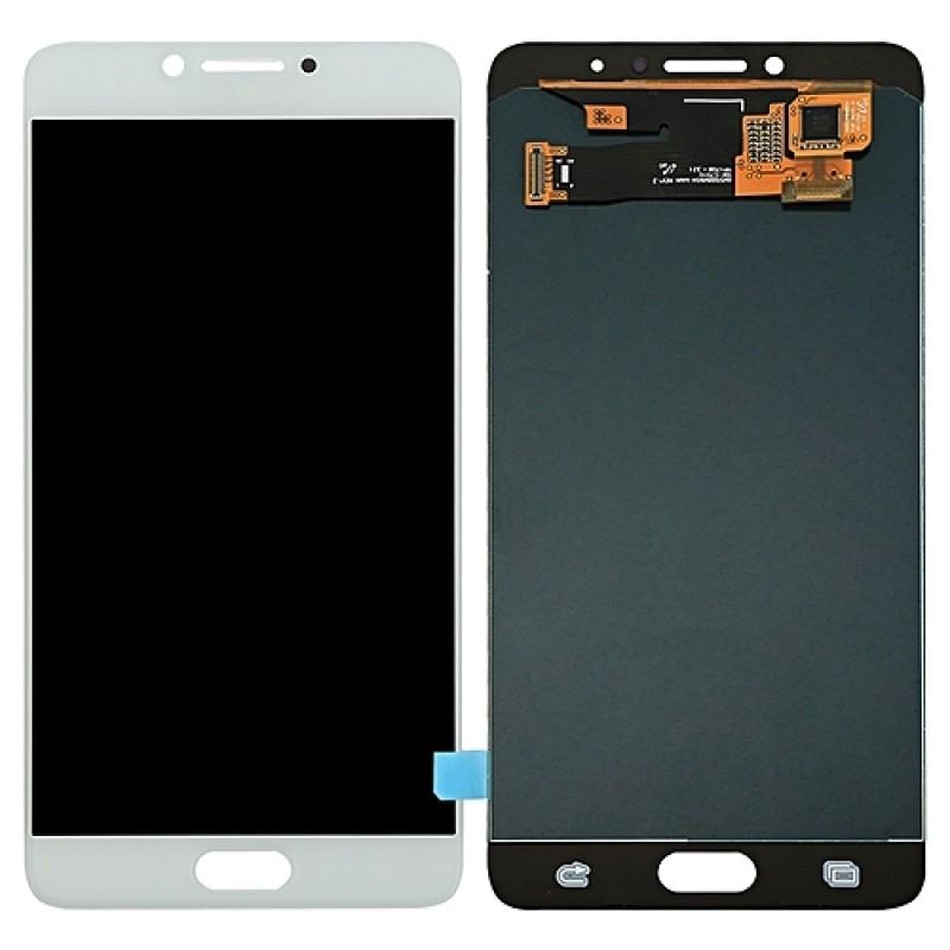 LCD with Touch Screen for Samsung Galaxy C5 Pro - Gold by Maxbhi.com
