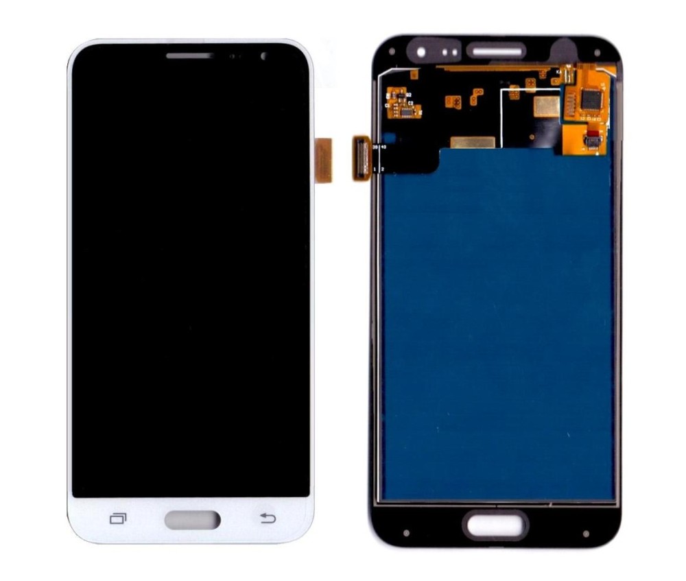 LCD with Touch Screen for Samsung Galaxy J3 2017 - White by Maxbhi.com