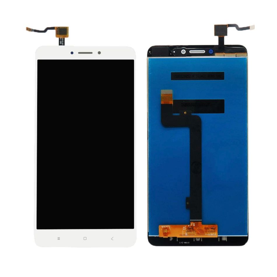 LCD with Touch Screen for Xiaomi Mi Max 2 - White by Maxbhi.com