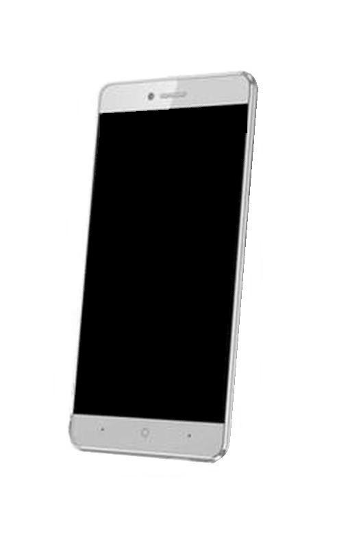 LCD with Touch Screen for Itel PowerPro P41 - Silver by Maxbhi.com