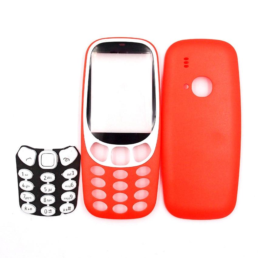 Full Body Housing for Nokia 3310 New - Red - Maxbhi.com