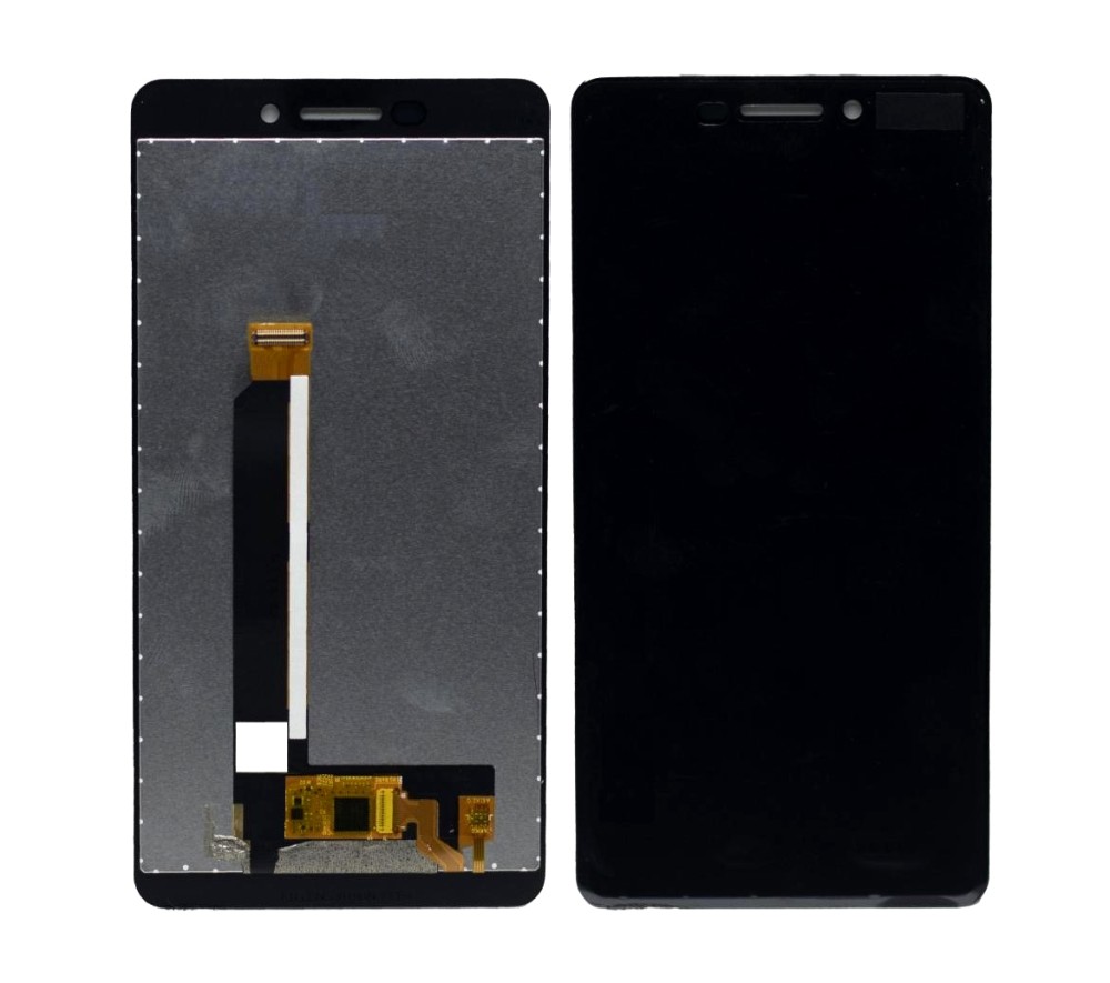 LCD with Touch Screen for Nokia 6.1 - Black by Maxbhi.com