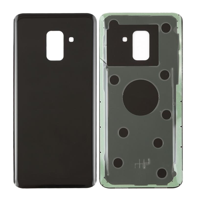 Back Panel Cover for Samsung Galaxy A8 Plus 2018 - Black - Maxbhi.com
