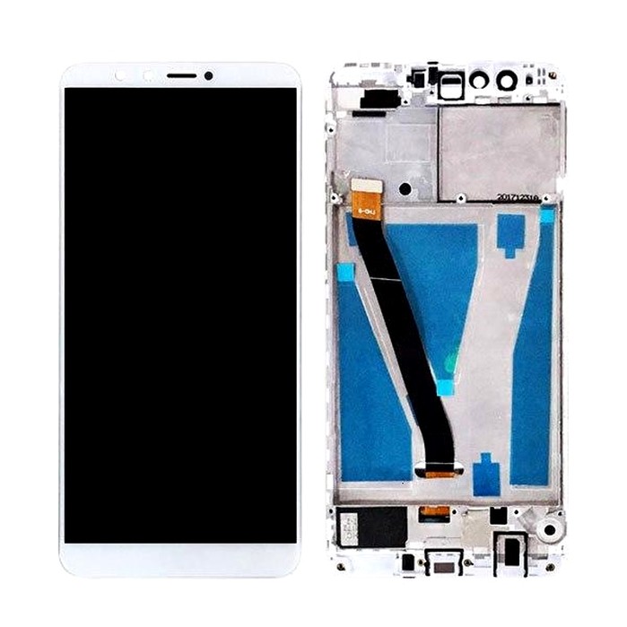 LCD with Touch Screen for Huawei Y9 (2018) - White by Maxbhi.com