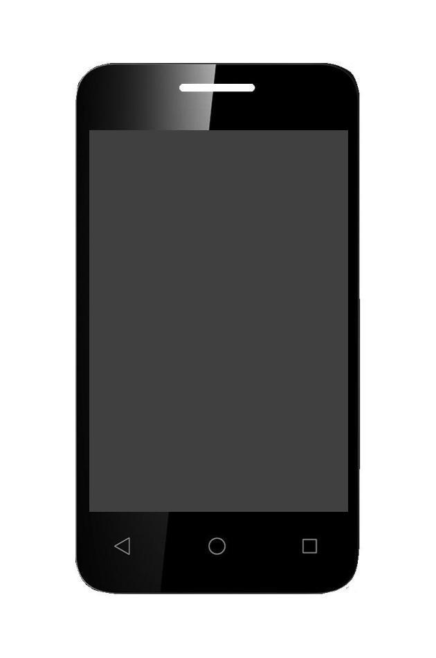 LCD with Touch Screen for Vodafone Smart first 7 - Black by Maxbhi.com