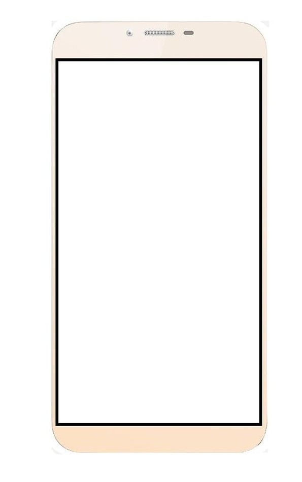 Replacement Front Glass for Innjoo Fire Pro - Gold by Maxbhi.com