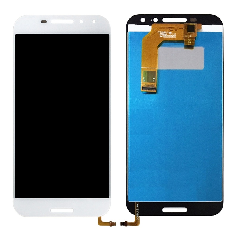 LCD with Touch Screen for Vodafone Smart N8 - White by Maxbhi.com
