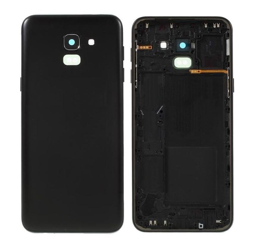 Back Panel Cover for Samsung Galaxy J6 - Black - Maxbhi.com