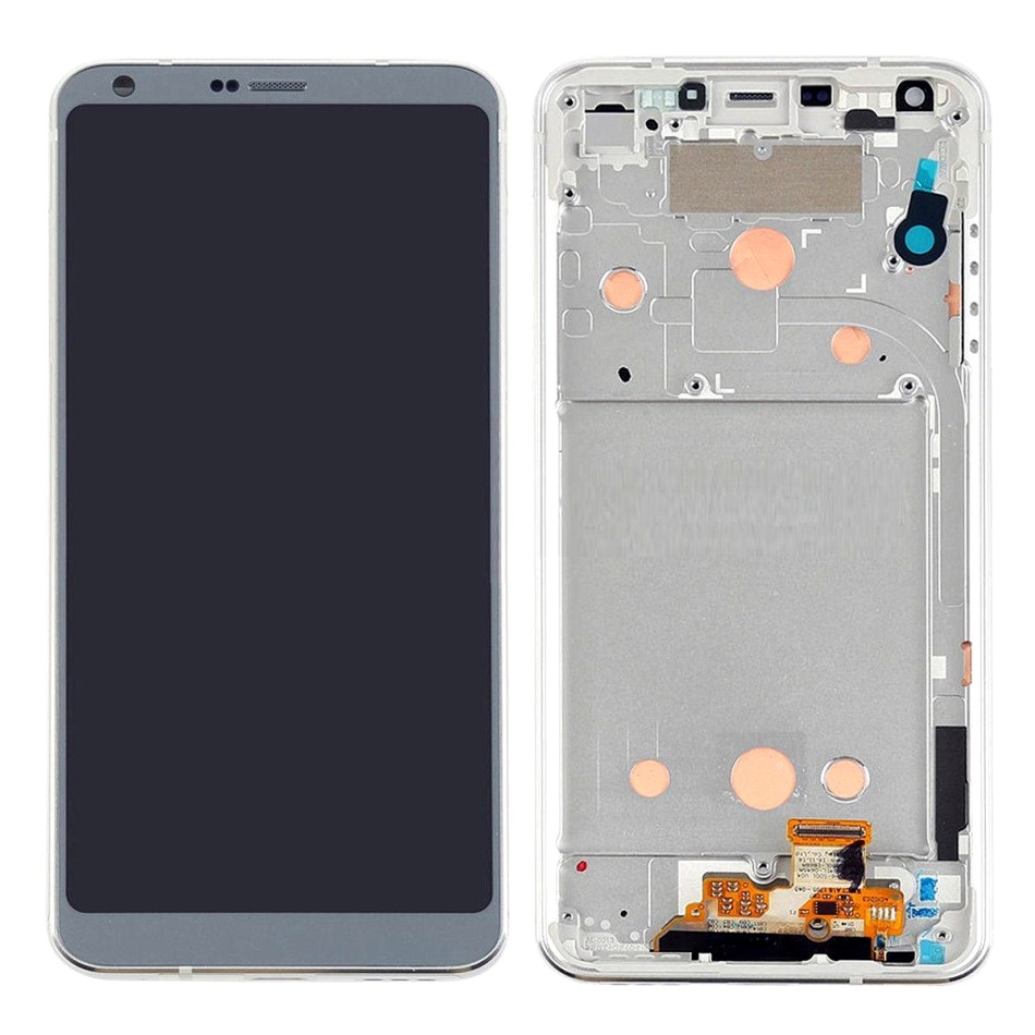 LCD with Touch Screen for LG G6 - Platinum by Maxbhi.com
