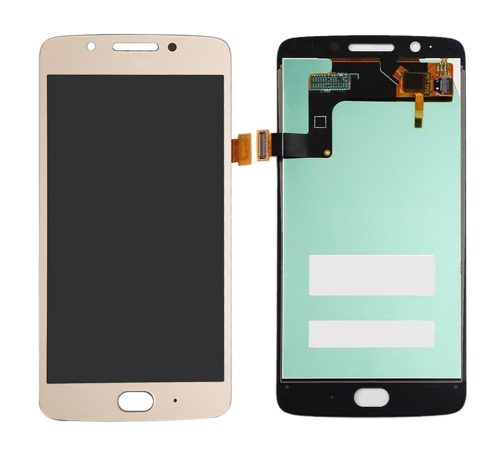 LCD with Touch Screen for Motorola Moto G5 - Gold by Maxbhi.com