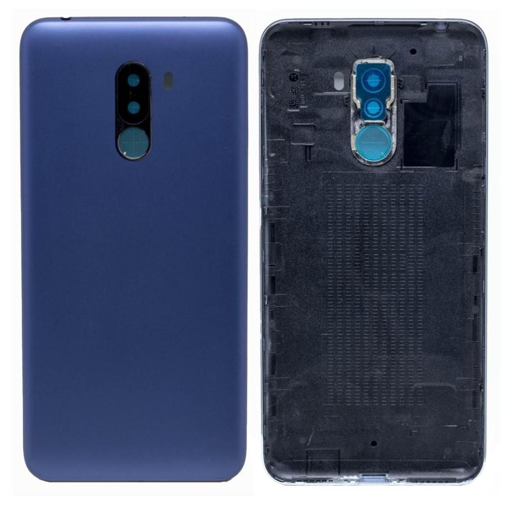 Back Panel Cover for Xiaomi Pocophone F1 - Blue - Maxbhi.com