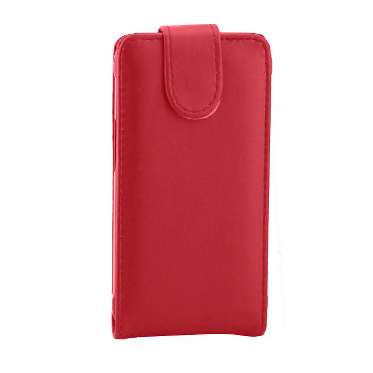 Flip Cover for Samsung Galaxy Folder 2 - Red by Maxbhi.com
