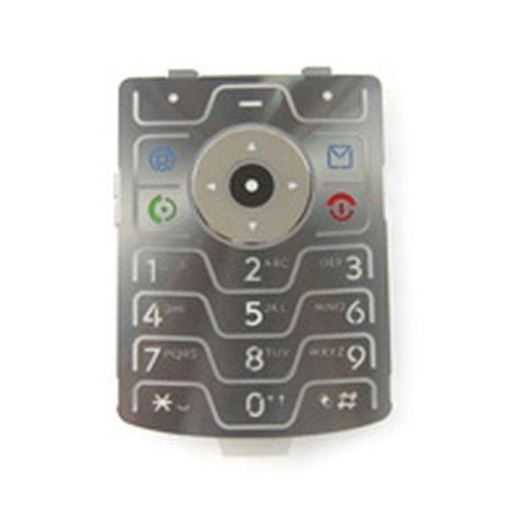 Keypad For Motorola RAZR V3i - Silver - Maxbhi.com