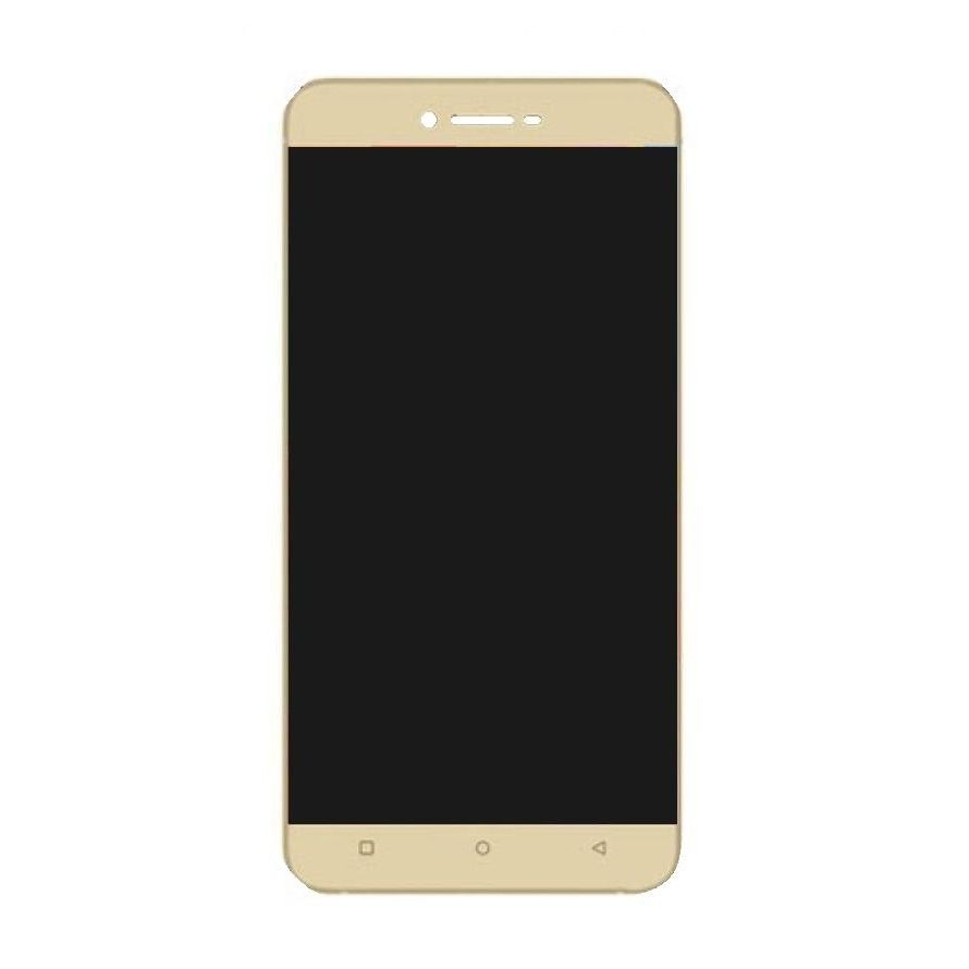 LCD with Touch Screen for QMobile Noir Z12 - Gold by Maxbhi.com