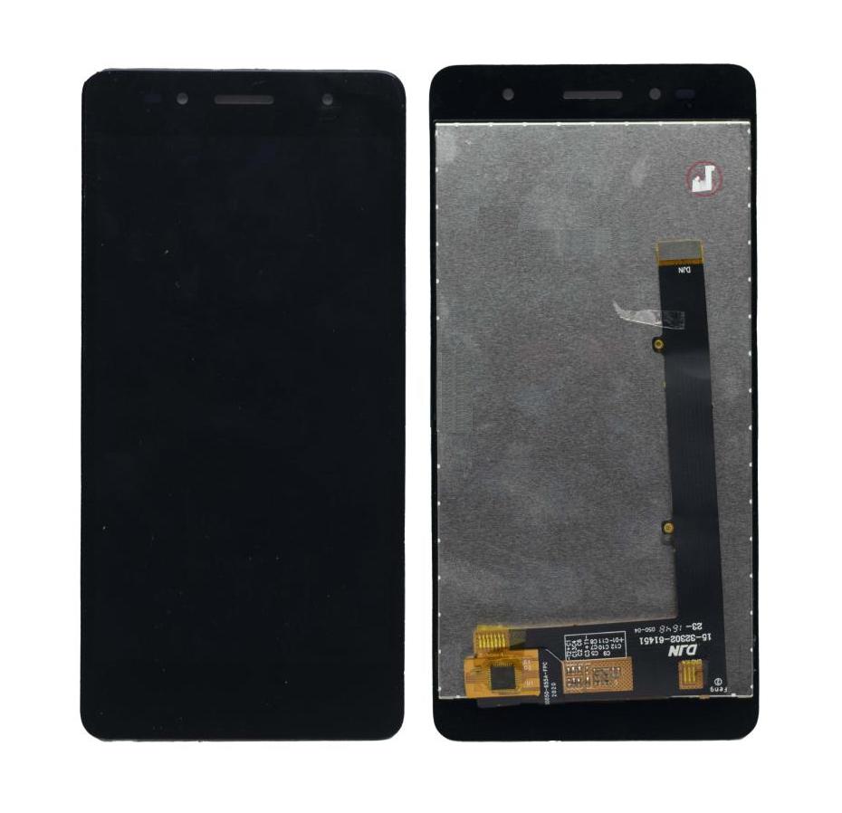 LCD with Touch Screen for Lava R1 - Gold by Maxbhi.com
