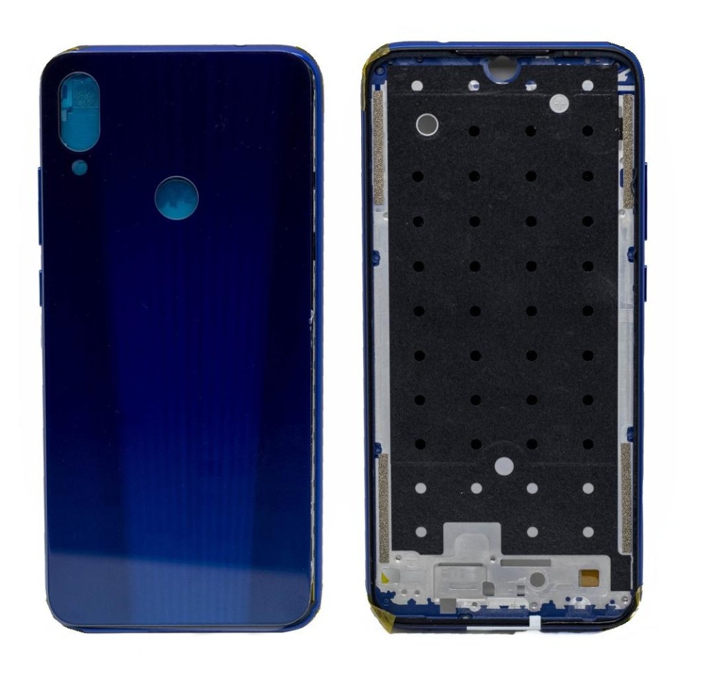 Full Body Housing for Xiaomi Redmi Note 7 Pro - Blue - Maxbhi.com