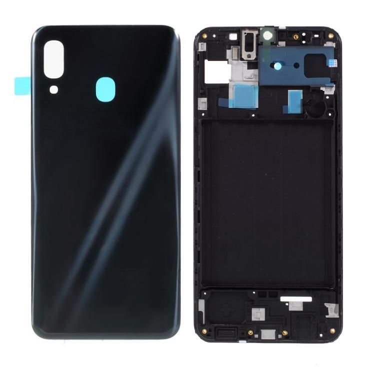 Full Body Housing for Samsung Galaxy A30 - Black - Maxbhi.com