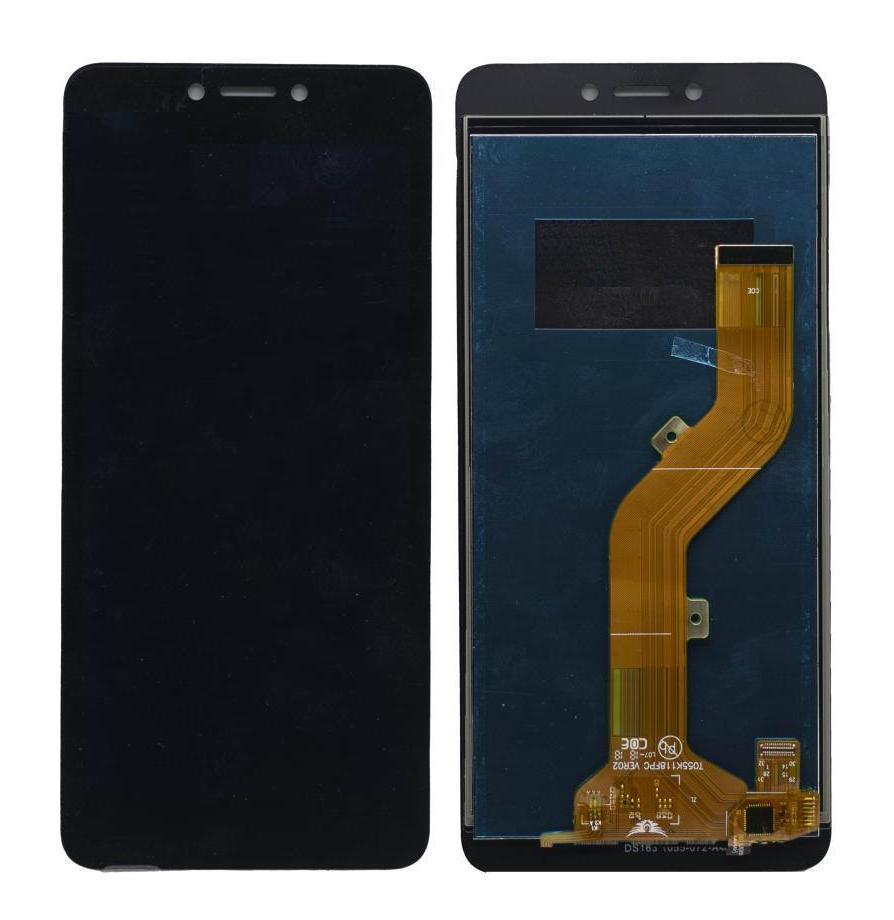 LCD with Touch Screen for Itel A44 Air - Grey by Maxbhi.com