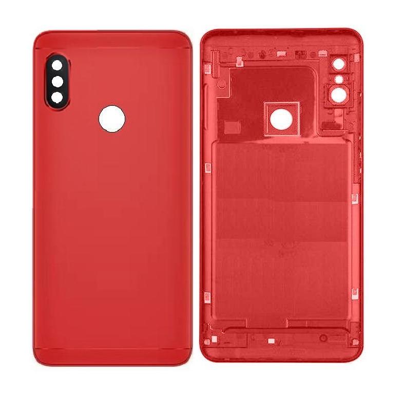 Back Panel Cover for Xiaomi Redmi Note 5 Pro 6GB RAM - Red - Maxbhi.com