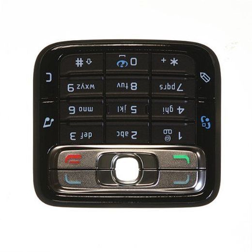 Keypad For Nokia N73 - Latin Silver Gray - Maxbhi.com