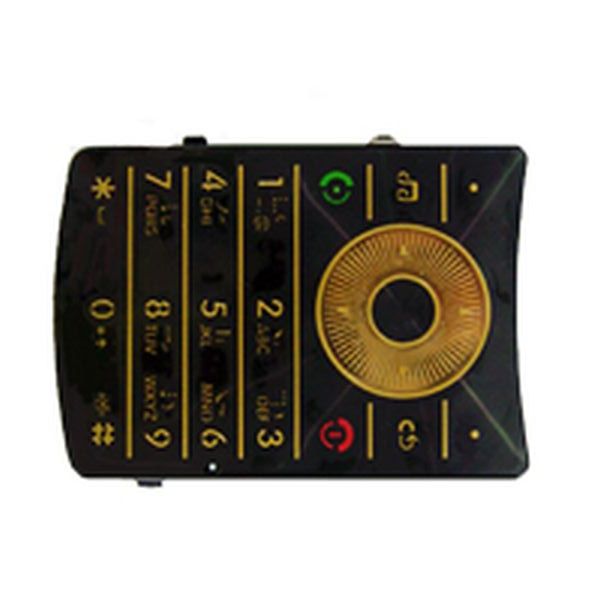 Keypad For Motorola RAZR2 V8 - Golden - Maxbhi.com