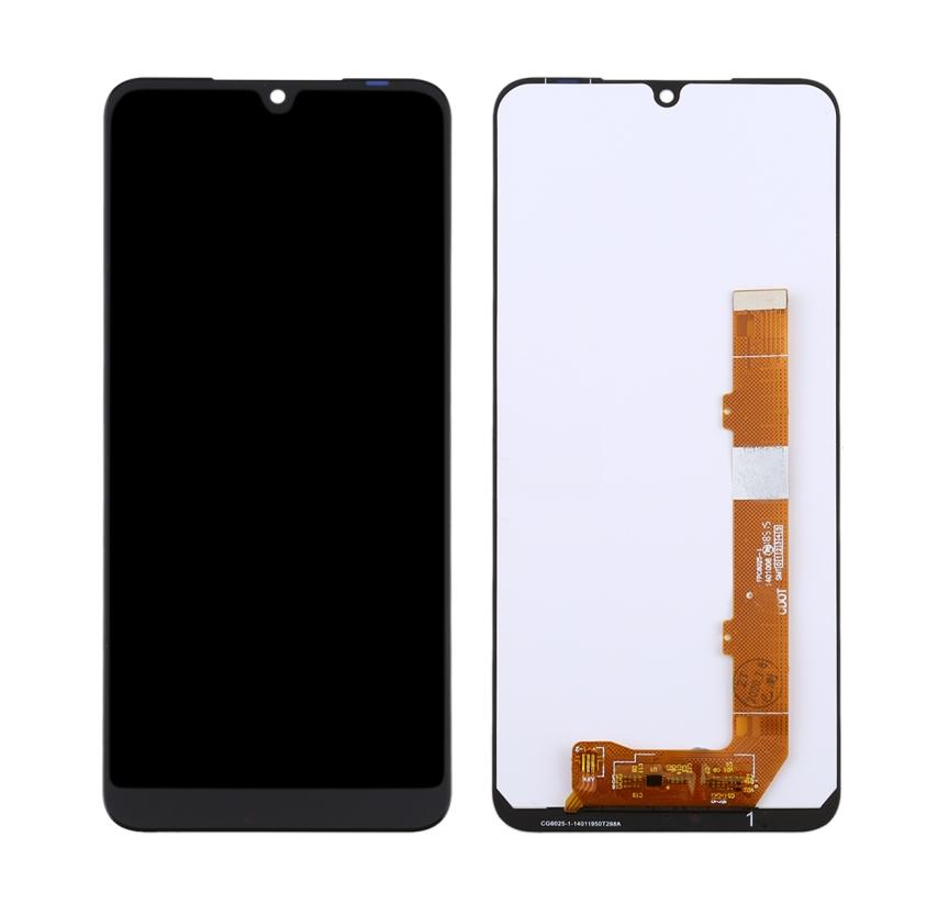 LCD with Touch Screen for Vodafone Smart V10 - Chrome by Maxbhi.com