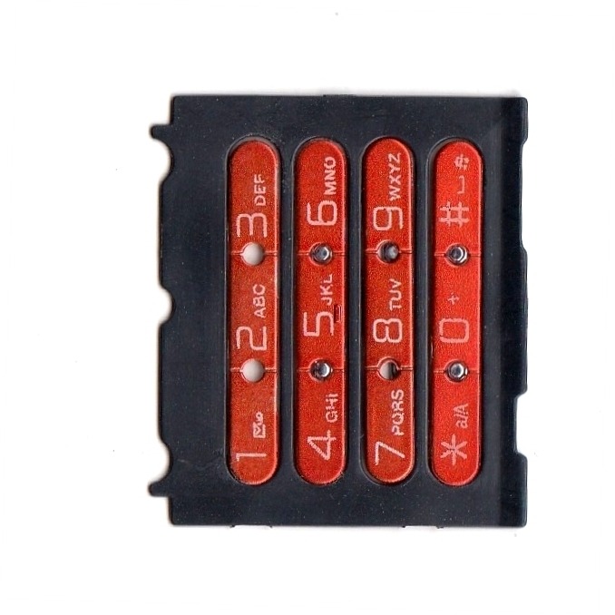 Keypad For Sony Ericsson W580i - Silver Red - Maxbhi.com