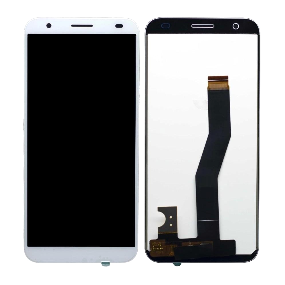 LCD with Touch Screen for Coolpad Mega 5C - White by Maxbhi.com