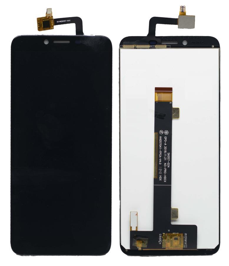 LCD with Touch Screen for Coolpad Mega 5 - Black by Maxbhi.com