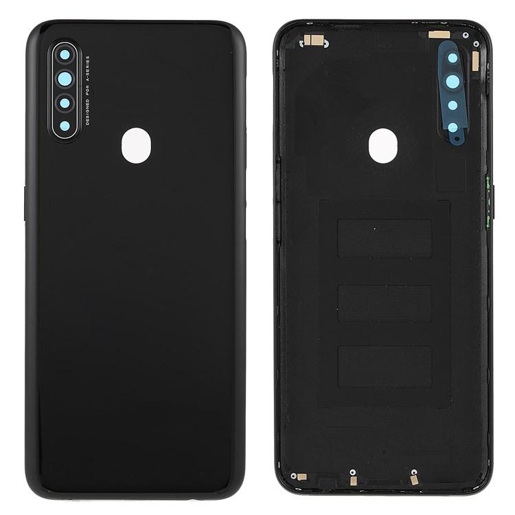 Back Panel Cover for OPPO A31 2020 - Black - Maxbhi.com
