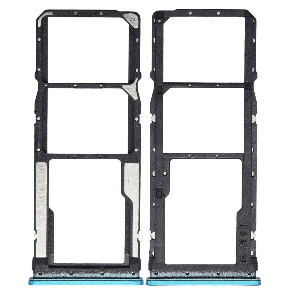 SIM Card Holder Tray for Xiaomi Redmi Note 9 Pro - Blue - Maxbhi.com