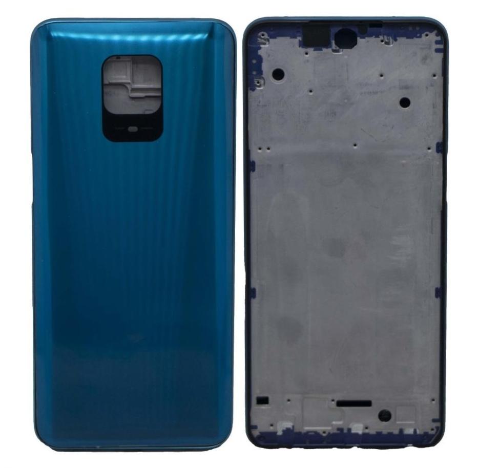 Full Body Housing for Xiaomi Redmi Note 9 Pro - Blue - Maxbhi.com