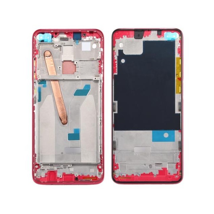 LCD Frame Middle Chassis for Xiaomi Poco X2 - Red by Maxbhi.com