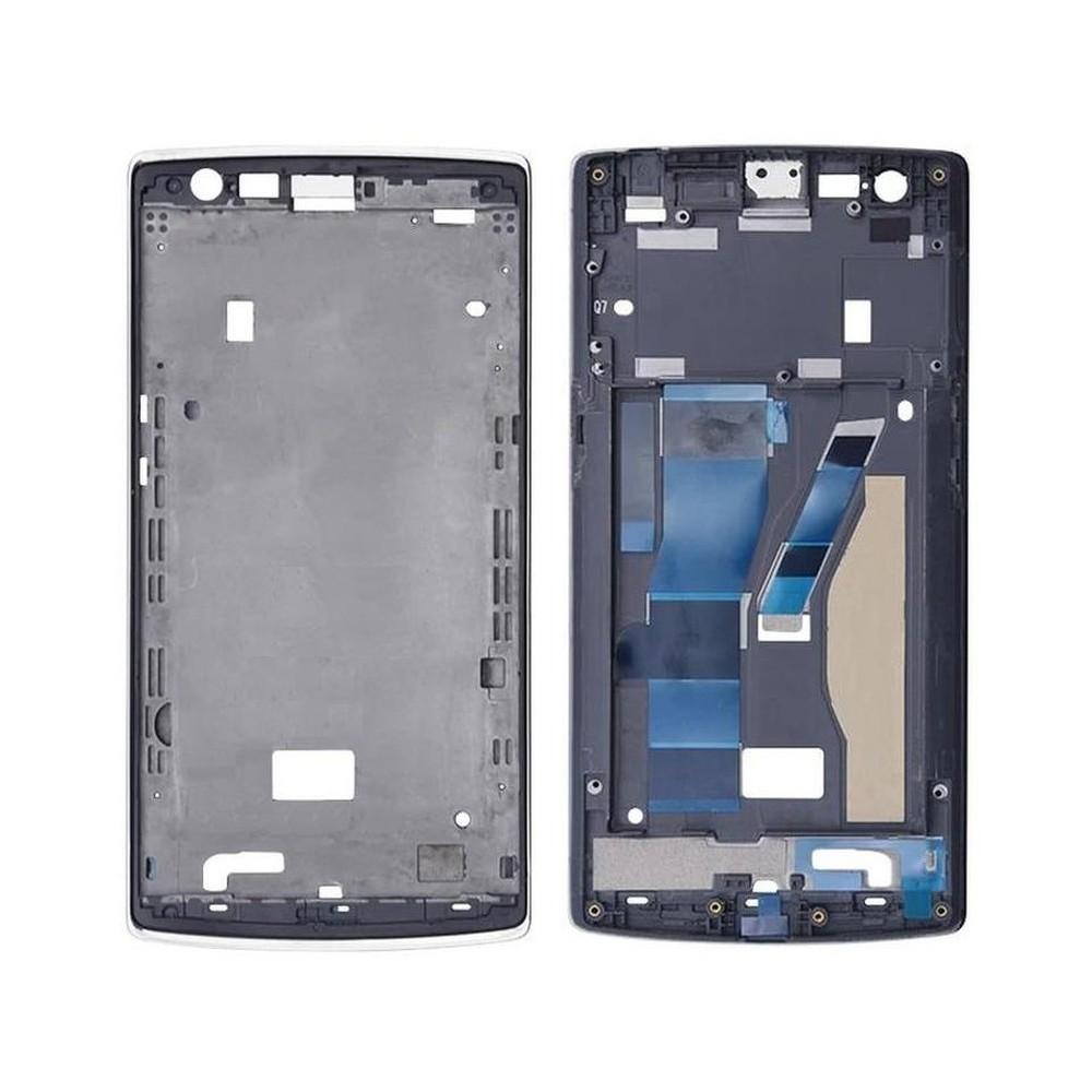 LCD Frame Middle Chassis for OnePlus One 64GB - Black by Maxbhi.com