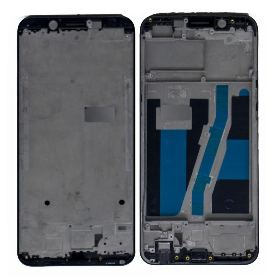 LCD Frame Middle Chassis for Oppo A83 - Black by Maxbhi.com