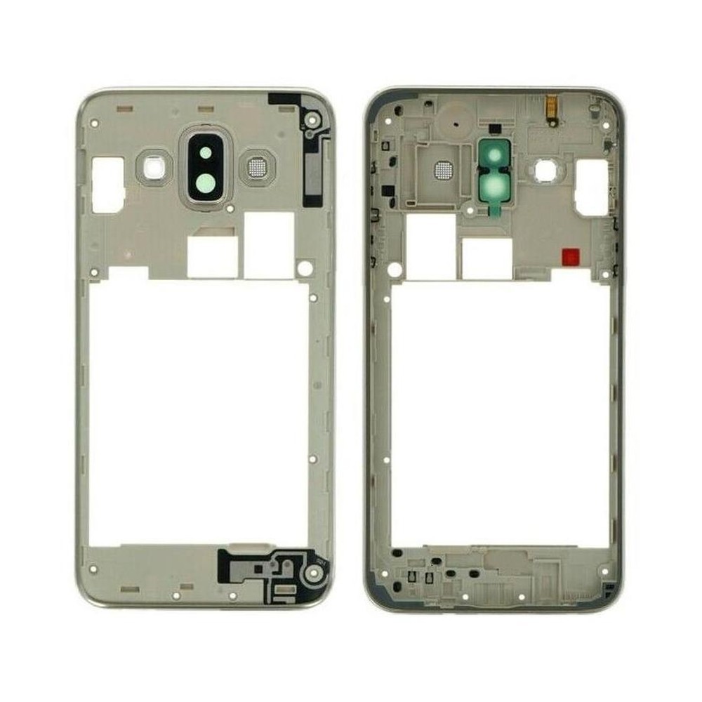 LCD Frame Middle Chassis for Samsung Galaxy J7 Plus - Black by Maxbhi.com
