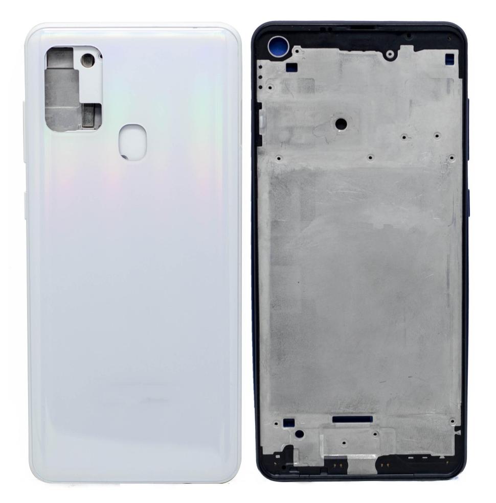 Full Body Housing for Samsung Galaxy A21s - White - Maxbhi.com
