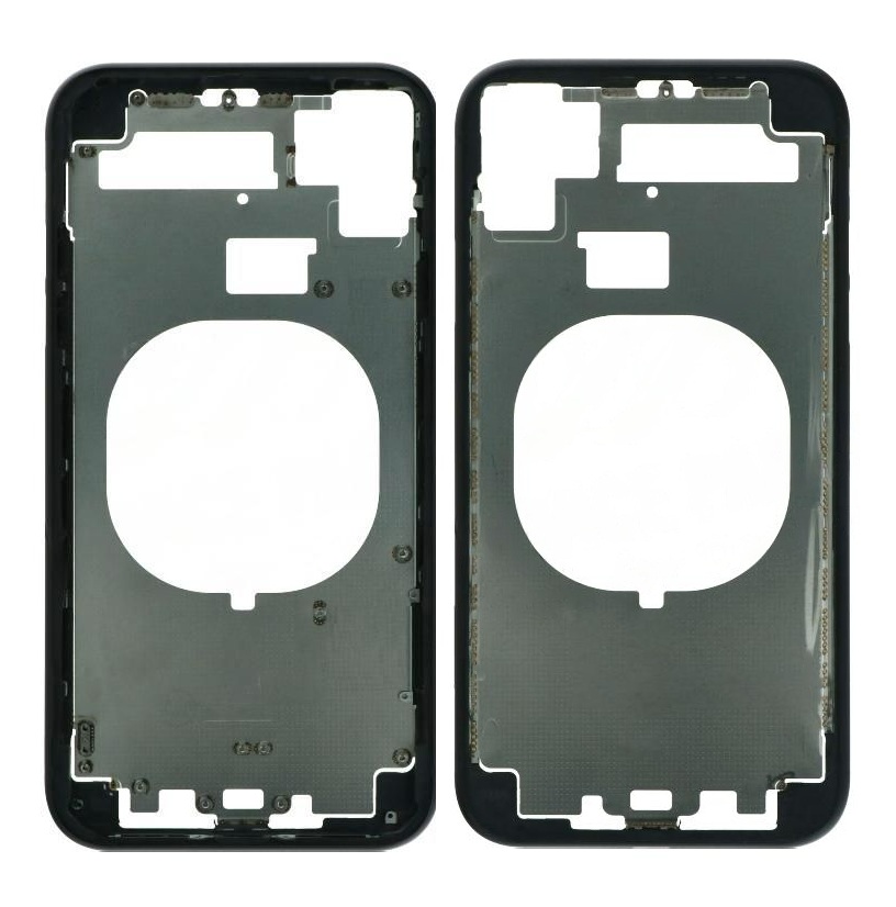LCD Frame Middle Chassis for Apple iPhone 11 - Black by Maxbhi.com